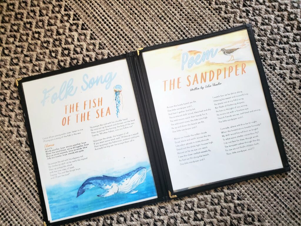 Ocean Morning Menu - Jenny Erb